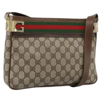 Gucci Sac bandouli&egrave;re vintage GG Canvas Pre-owned - Femme - Pre-owned - Beige - Taille: ONE Size