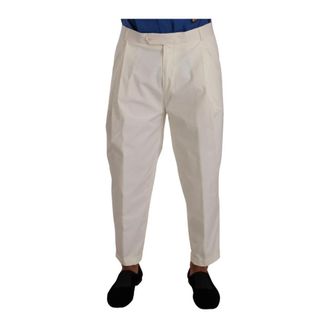 Dolce & Gabbana Slim-fit Hosen - - Trousers - Herren - Wei&szlig; - L