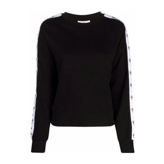 Chiara Ferragni Logomania Tape Sweatshirt - - Sweatshirts & Hoodies - Damen - Schwarzk - S