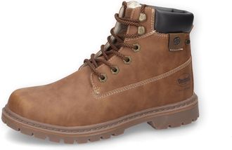 Dockers by Gerli Herren Combat Boots, Männer Sport- & Outdoorschuhe,wasserabweisend,warm gefüttert,Fitnessschuhe,Stiefel,Cognac,41 EU