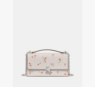 Kate Spade New York Kate Spade Deco Vibrant Buds Mini Crossbody Bag f&uuml;r Frauen in Creme Mehrfarbig | Leder