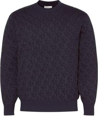 Calvin Klein Pull à monogramme texturé