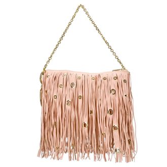 La Carrie Night Edition Fransen-Tasche - - Bags - Damen - Rosa - ONE SIZE