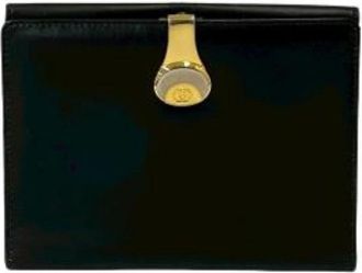 Gucci Portefeuille vintage doccasion (bi-pli) - Femme - Pre-owned - Noir - Taille: ONE Size