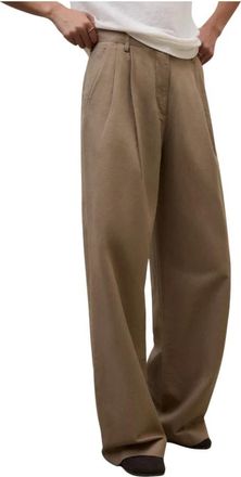 Ecoalf Ecoalf, Femme, Pantalons, Beige, Taille: 40 FR Miel Pantalons