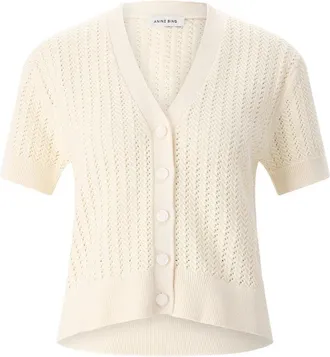 Anine Bing Homme, Pulls, Beige, Taille: S Flynne Cardigan
