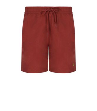 Carhartt Work in Progress SHORTS DE BAIN CHASE ROUGE BRIQUE CARHARTT WIP