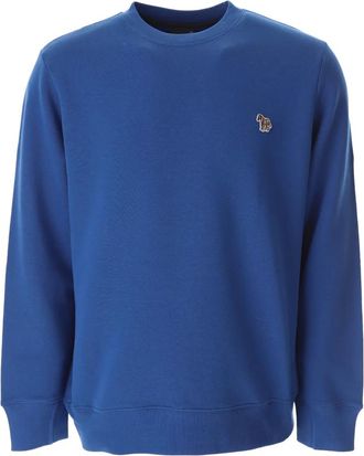Paul Smith Homme, Sweatshirts et sweats &agrave; capuche, Bleu, Taille: S Zebra Logo SweaT-shirt