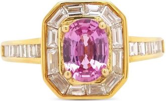 HYT Jewelry 18kt Gelbgoldring mit Schmucksteinen