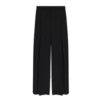 Casablanca Wollhose mit Bundfalten - - Trousers - Herren - Schwarzk - M