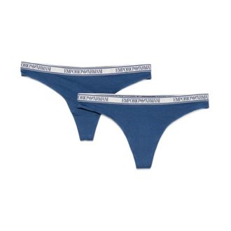 Emporio Armani 2er-Pack Tanga - - Underwear - Damen - Blau - XL