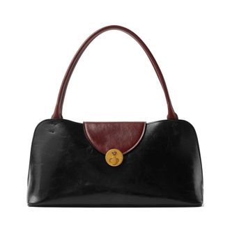 Versace Vivian Leder East/West Schultertasche - - Bags - Damen - Schwarzk - ONE SIZE