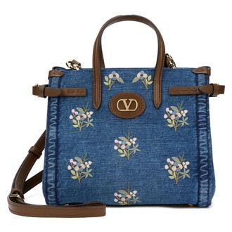 Valentino Garavani Petit sac shopping Antibes - Femme - Sacs - Bleu - Taille: ONE Size