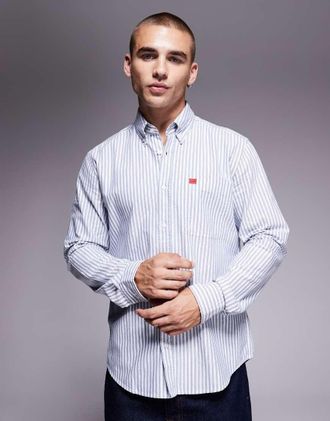 HUGO BOSS HUGO Red - Evito - Chemise ajust&eacute;e - Bleu