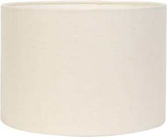 Light & Living Abat-jour - Livigno - blanc - textile - &oslash; 51cm - - Light&living