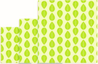 Nuts vegane Pflanzen-wachst&uuml;cher f&uuml;r Lebensmittel I 3er Set I wiederverwendbare Wachst&uuml;cher I wrap I vegan | alternative zur Frischhaltefolie