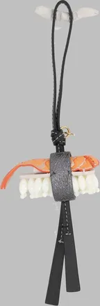 Anya Hindmarch Womens Bag Charm Nigiri Leather Multicolour Accessories