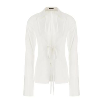 Ann Demeulemeester Femme, Blouses et Chemises, Blanc, Taille: 38 FR Chemises Élégantes