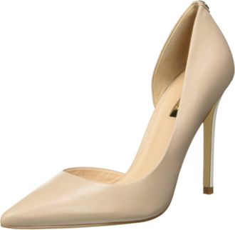 Guess Guess Leather Pump, Damen-Schuhe, Beige - beige - Größe: 40 EU