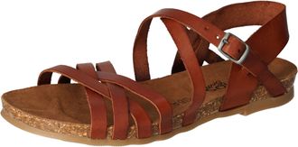 Cosmos Comfort Damen 6106-807 Flache Sandale, Kastanie, 39 EU