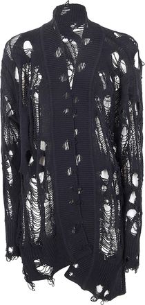 Yohji Yamamoto Thread Knit Long Cardigan