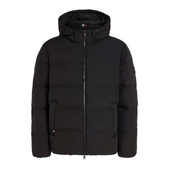 Tommy Hilfiger Homme, Vestes, Noir, Taille: M Doudoune &agrave; capuche - Noir