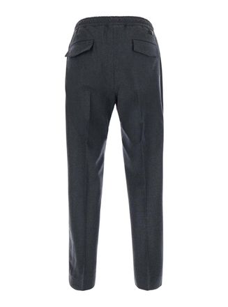 low brand Mens Tokyo Pants Grey Technical Fabric Trousers