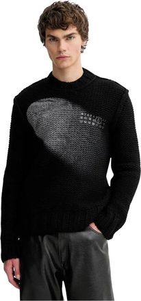 Maison Margiela Herren, Strickwaren, Schwarzk, LGr&ouml;&szlig;e