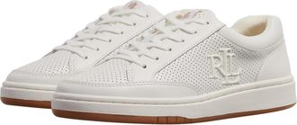 Lauren Ralph Lauren Sneaker - Hailey 6 Sneakers Low Top Lace - Gr. 38 (EU) - in Wei&szlig; - f&uuml;r Damen