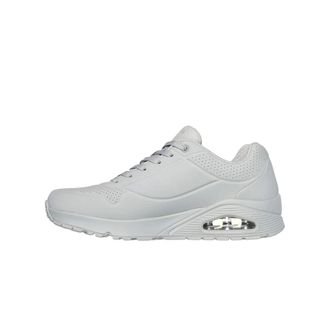 Skechers Herren UNO Stand on Air Sneaker, Steingraues Durabuck-Mesh, 45.5 EU