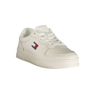 Tommy Hilfiger Logo-Embroidered Sneaker - White