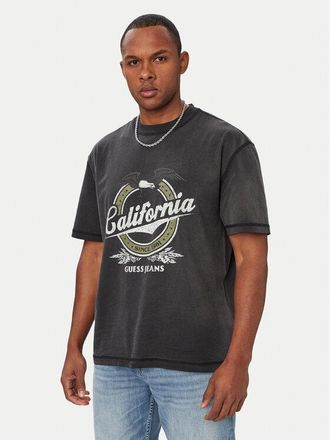 Guess T-Shirt M6YI14 K3945 Schwarz Regular Fit