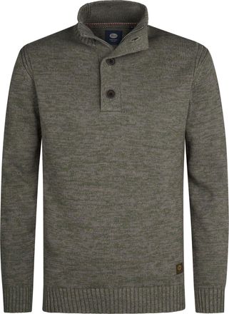 Petrol Industries Petrol Herren Men Knitwear Collar Unterhemd, Mossy Stone, L