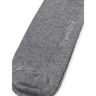 Ermenegildo Zegna Mens Gray Cotton Socks Clothing