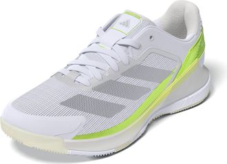 adidas Damen Crazyquick Boost Shoes Padel-Schuhe, Cloud White/Zero Metalic/Lucid Lemon, 44 2/3 EU