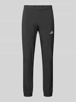 adidas Regular Fit Trackpants mit elastischem Logo-Bund