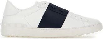 Valentino Garavani Homme, Chaussures, Blanc, Taille: 45 EU Calfskin Open Baskets