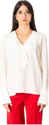 Max Mara Blouse Leva - Femme - Blouses et Chemises - Blanc - Taille: 40 FR