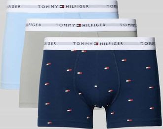 Tommy Hilfiger Trunks aus Baumwoll-Mix im 3er-Pack