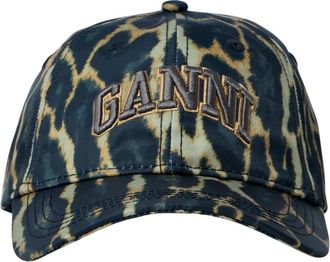 Ganni Femme, Accessoires, Brun, Taille: ONE Size Casquette de baseball avec logo