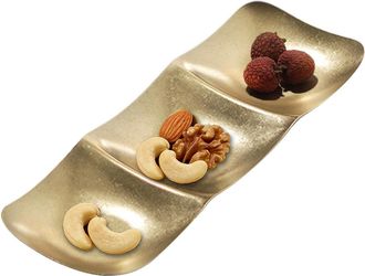 Generic Snackgericht - Tragbares Dekoratives - Servierplatten Mit F&auml;chern - f&uuml;r K&uuml;che Wohnzimmer Esstisch Teetisch Brot S&uuml;&szlig;igkeiten Festivals