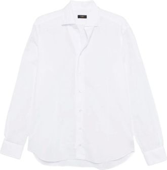 Barba Homme, Chemises, Blanc, Taille: 2XL Chemise &agrave; Col Italien