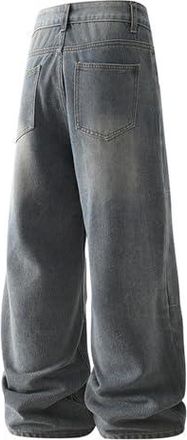 Generic Jean Homme Jeans Homme Jean Homme Regular Confortable Classique 2024 Perfor&eacute; Tendance Coupe Droite D&eacute;contract&eacute;e - Look S&eacute;duisant Et Fashion pour Homme