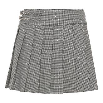 Philipp Plein Minirock Pied de Poule - - Skirts - Damen - Schwarzk - L