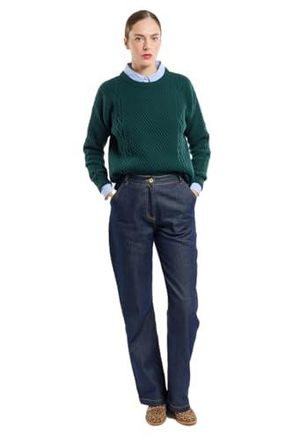 Armor Lux Femme Pull, Dark Sea, XS EU