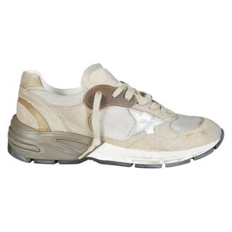 Golden Goose Homme, Chaussures, Beige, Taille: 42 EU Running Dad Mesh and Suede Upper Laminated