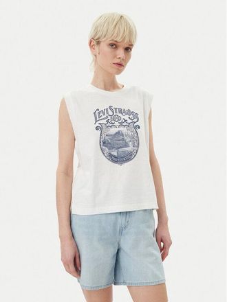 Levi's Bluse Graphic 001MW-0000 Wei&szlig; Standard Fit