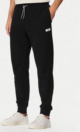 Emporio Armani Jogginghose EM000500 AF25028 UC001 Schwarz Regular Fit