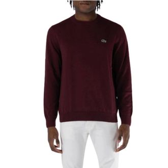 Lacoste Homme, Pulls, Rouge, Taille: L Crew Neck Sweater