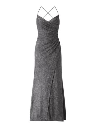 Luxuar Abendkleid mit Glitter-Effekt